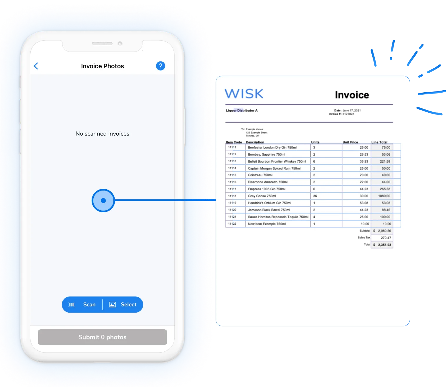 Restaurant Invoice Software | WISK